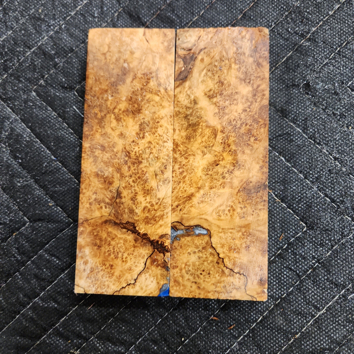 Stabilized Box Elder Knife Scale Hybrid