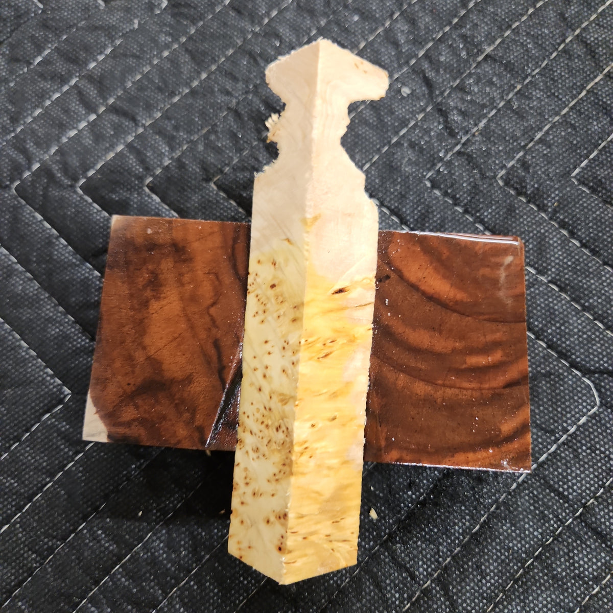 Casting yellow cedar burl – Oakbrook Wood Turning Supply