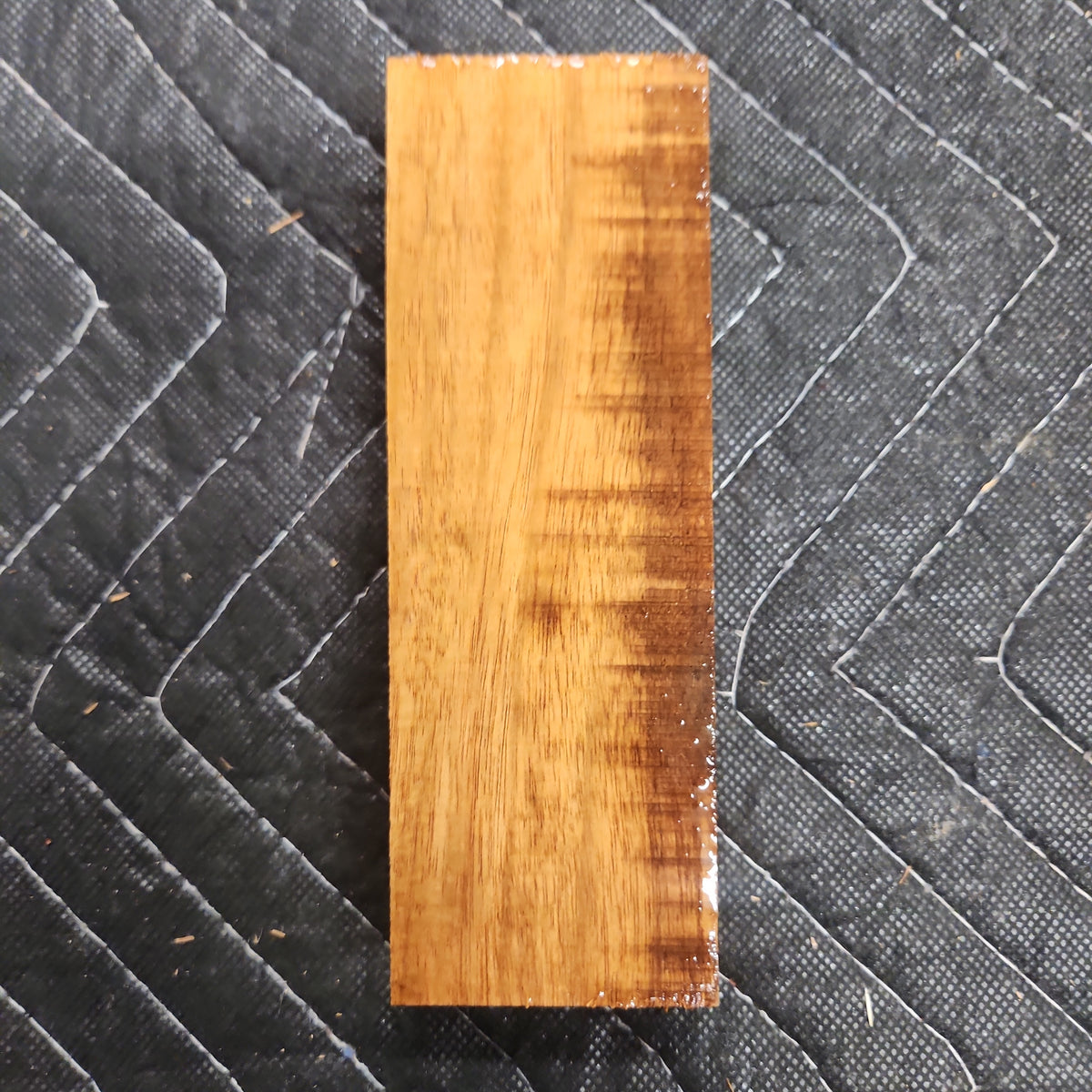 Canary wood knife scale