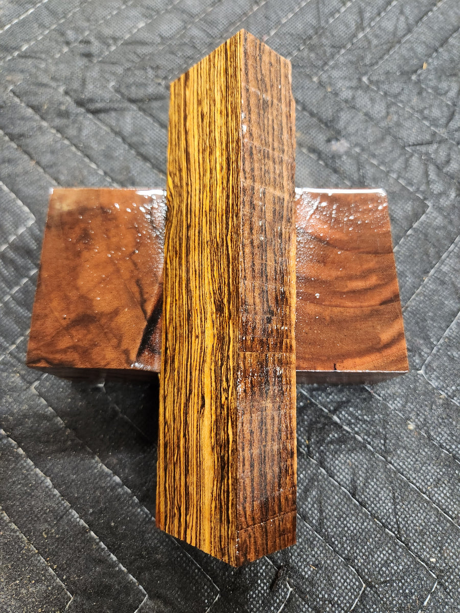 Bocote Knife Scale – Oakbrook Wood Turning Supply