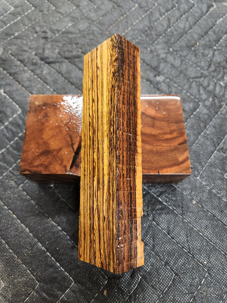 Bocote Knife Scale – Oakbrook Wood Turning Supply