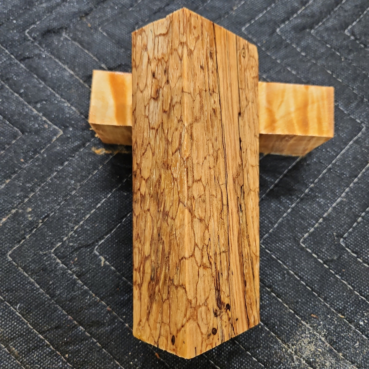 Spalted guava knife scale stabilized | Oakbrook Wood Turning Supply