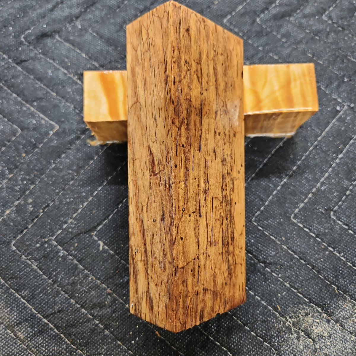 Spalted guava knife scale stabilized – Oakbrook Wood Turning Supply