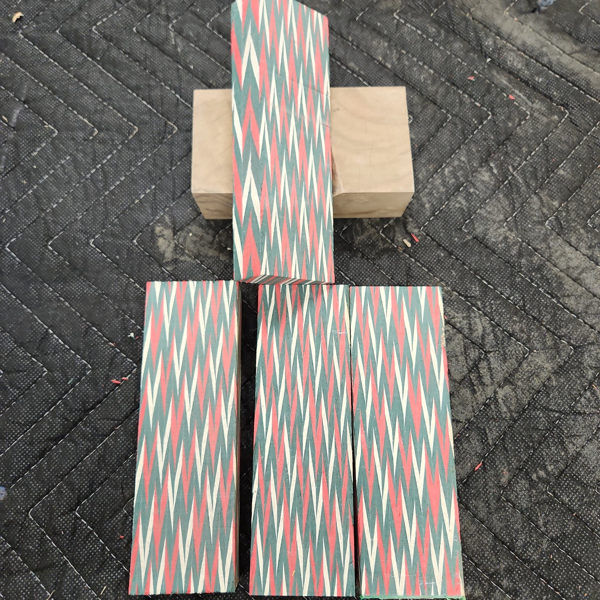 Spectraply Italia knife scale – Oakbrook Wood Turning Supply